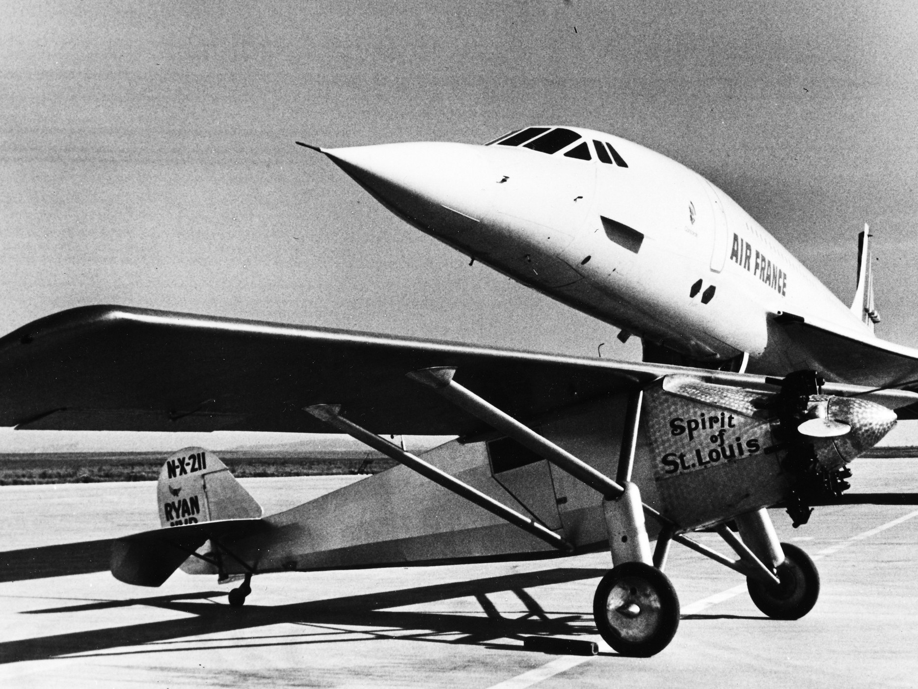 Juin 1987, Concorde et le Spirit of Saint-Louis - APCOS